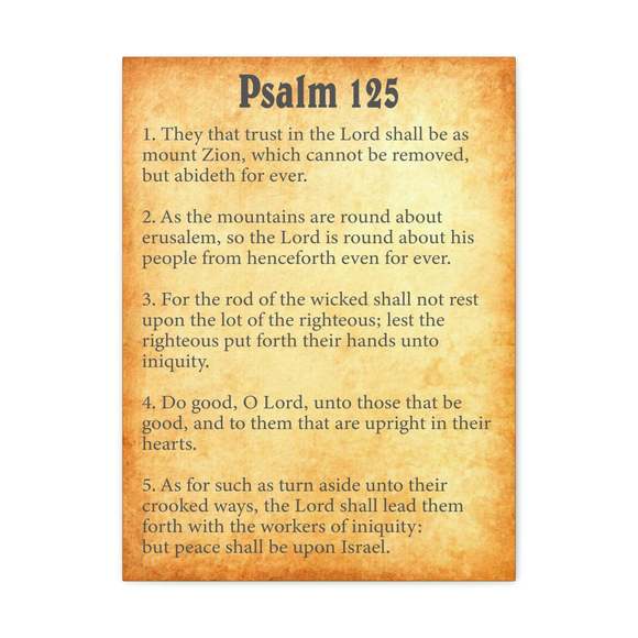 Express Your Love Gifts | Art | Scripture Sign Psalm 25 Chapter Gold Bible Canvas Christian Wall ...